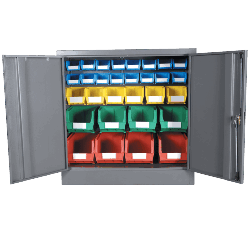 Louvre Panel & Linbin ® Storage Bin Half Size Cabinet Kit 2 – Weed ...